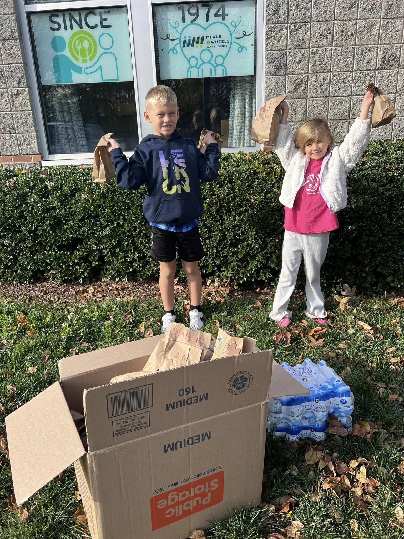 Small Hander Declan and Small Hander Delaney spreading kindness ...