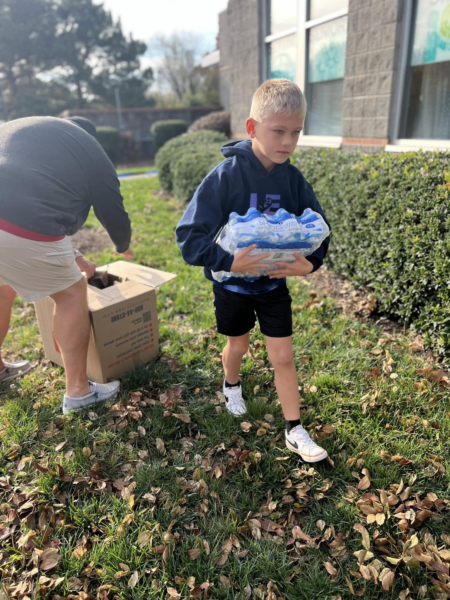 Small Hander Declan and Small Hander Delaney spreading kindness ...